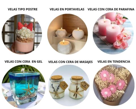 CURSO DE VELAS ANDREA – VELAS CREATIVAS